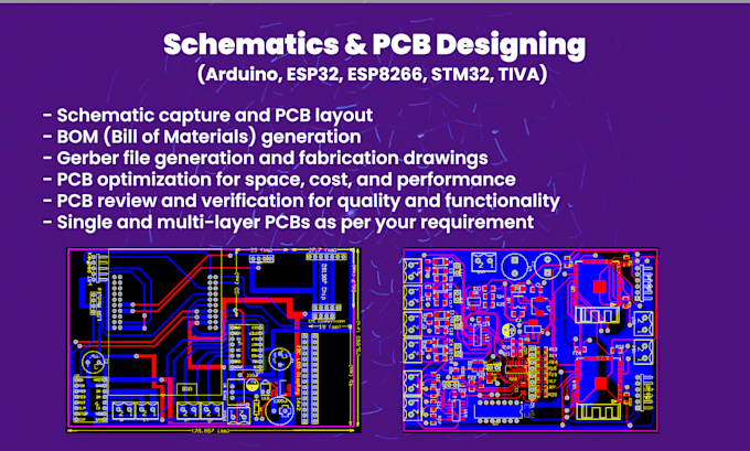 Make pcb design, pcb layout and circuit schematics by Iamazizhaider ...