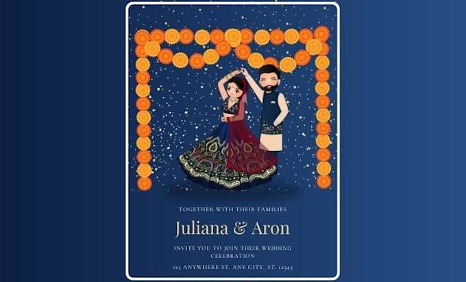 Create a animated wedding invitation card by Nishantpatil443 | Fiverr