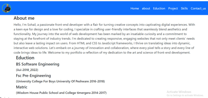 Frontend Developer Html Css Bootstrap React Js By Sohail Ahmad Fiverr