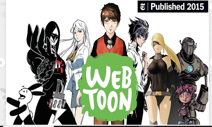 Be your webtoon manager and webtoon promotion by Mikkyboss10 | Fiverr