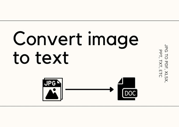 Convert image to text by Carla_mata | Fiverr