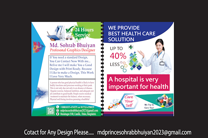 Design flyer, bifold, trifold, gatefold, brochure, poster by ...