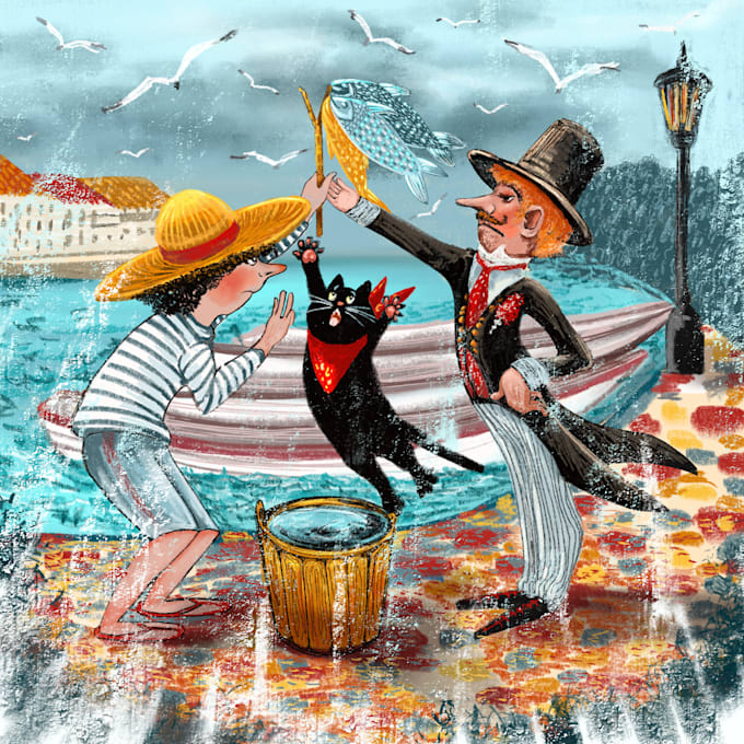 Create great graphics illustrations for you by Juliakosinskaja | Fiverr