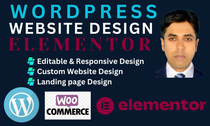 Responsive wordpress website design using elementor by Uzzalweb | Fiverr