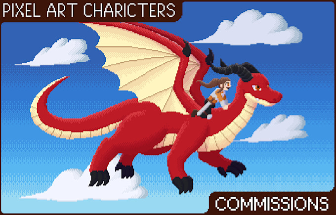 Draw pixel art character sprites by Arachnidant | Fiverr