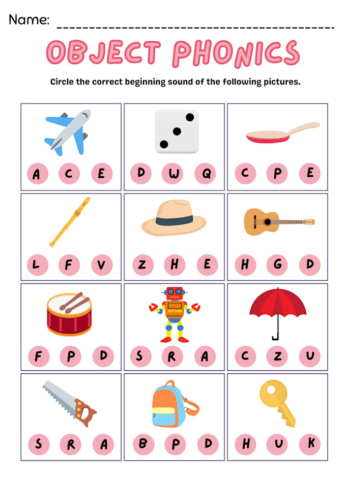 Design custom activity sheets for kids by Rabiaramzan559 | Fiverr