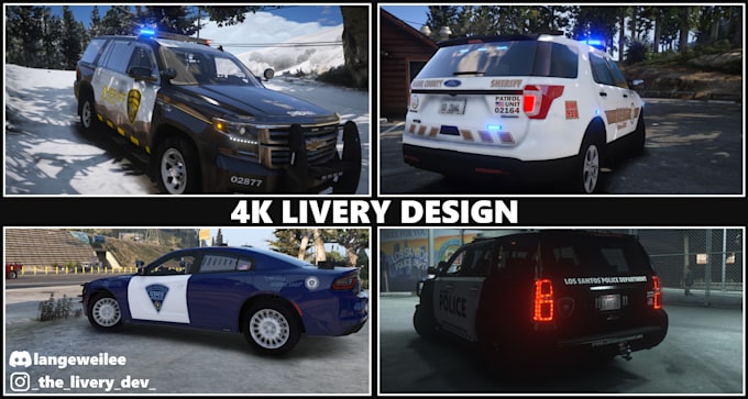 Design a custom fivem vehicle livery for you by Mats77376 | Fiverr