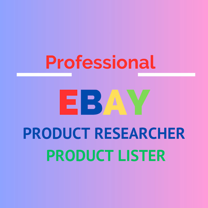 Ebay product research and product listing by Coolsimple | Fiverr
