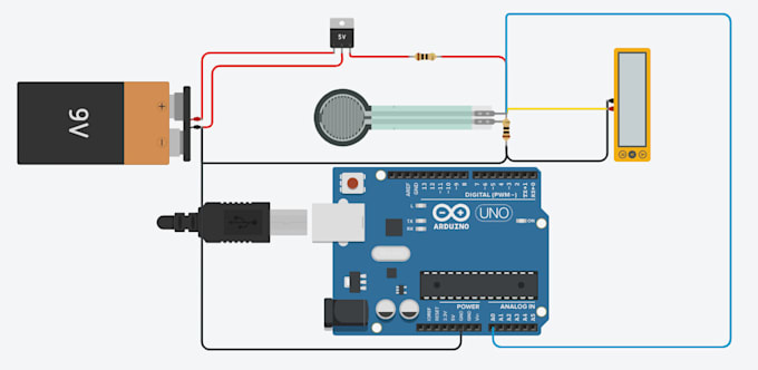Iot Circuit And Programming With C Plus Plus Thinkercad Project By Ch