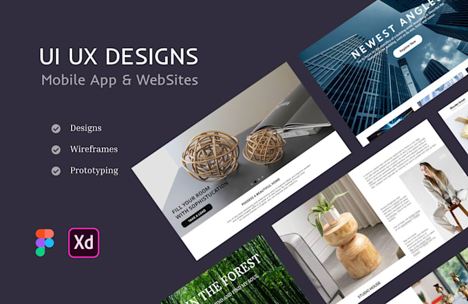 Design modern ui uix website and mobile app with prototype by Uix ...