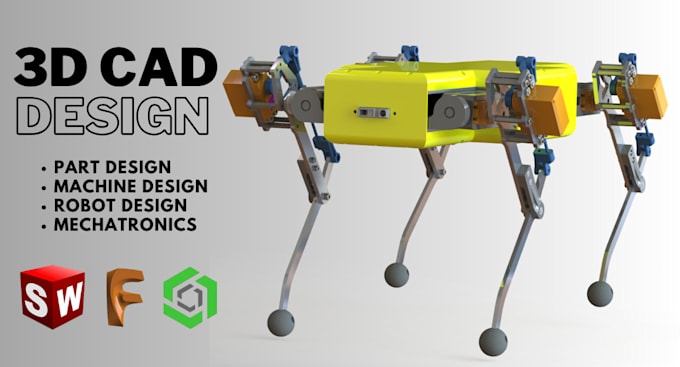 Create 3d cad design as a professional mechatronics engineer by Hassan ...