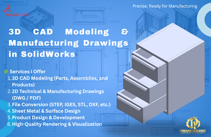 Créer des modèles 3d cad professionnels et des dessins de fabrication ...