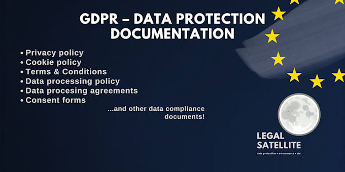 Ensure gdpr compliance for your organization by Legalsatellite | Fiverr