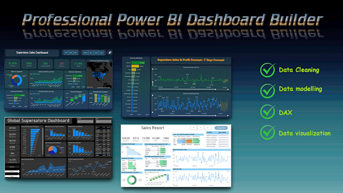Be your professional power bi dashboard builder by Prashanta000 | Fiverr
