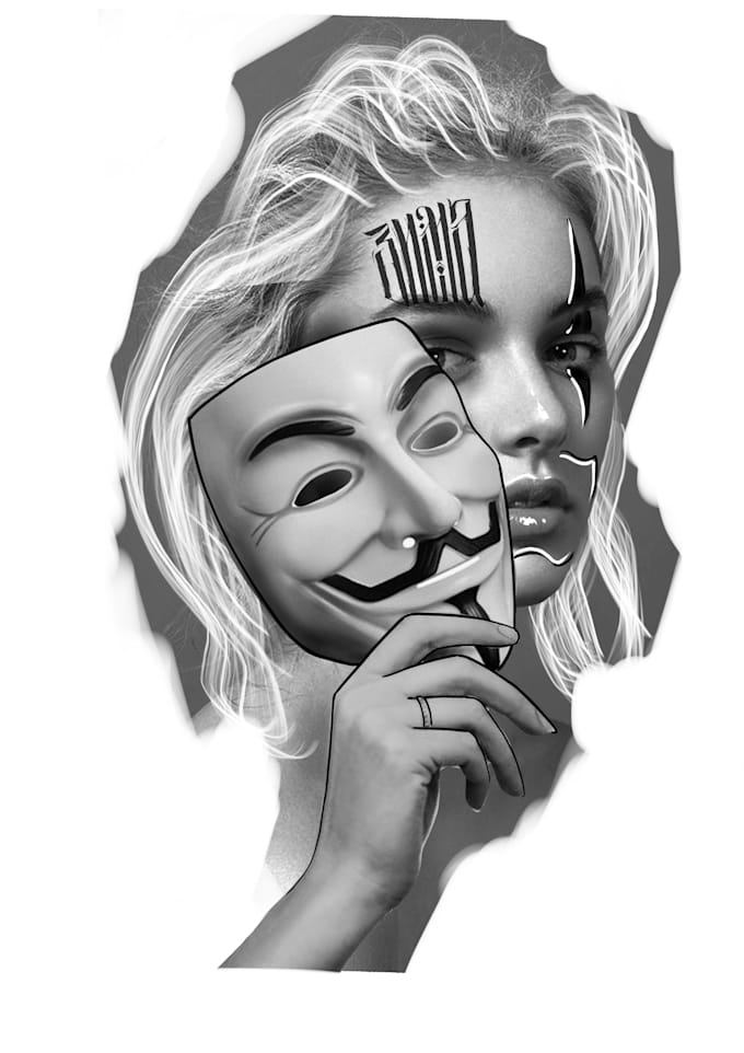 Create a unique tattoo design in chicano or realism style by ...