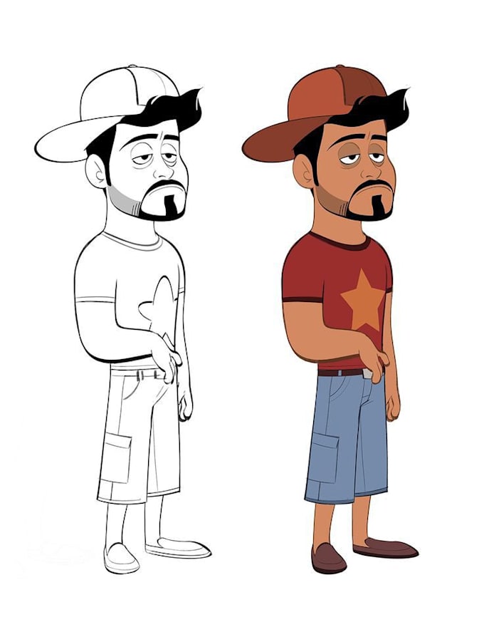 Do 2d character animation,2d animation video, 2d commercial animation ...