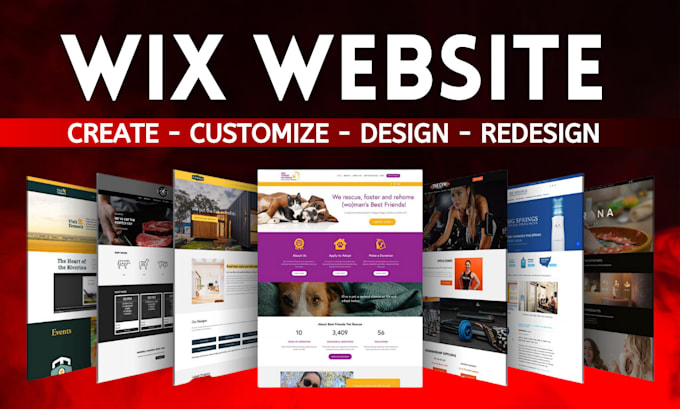 Create a responsive wix website design and redesign by Utings360 | Fiverr