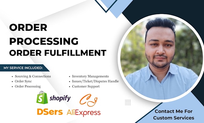 Do order processing shopify order fulfillment using cj dropshipping ...