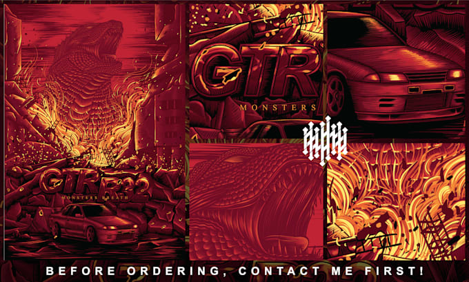 Dark art vector illustration by Al_art_17 | Fiverr