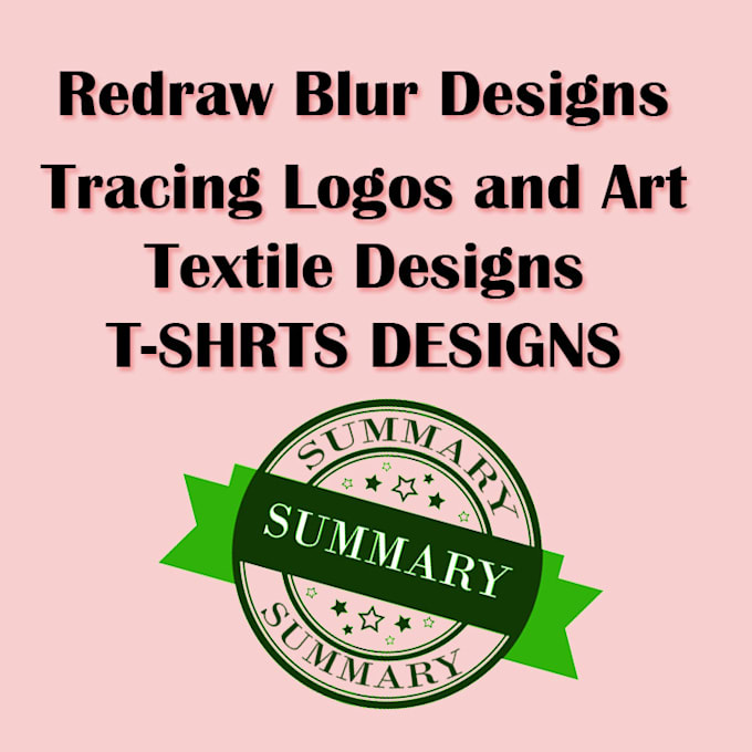 Redraw raster designs and create illustrations for printing by ...