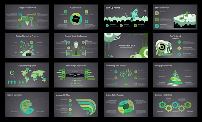 Create eye catching powerpoint presentation by Techno_elites | Fiverr