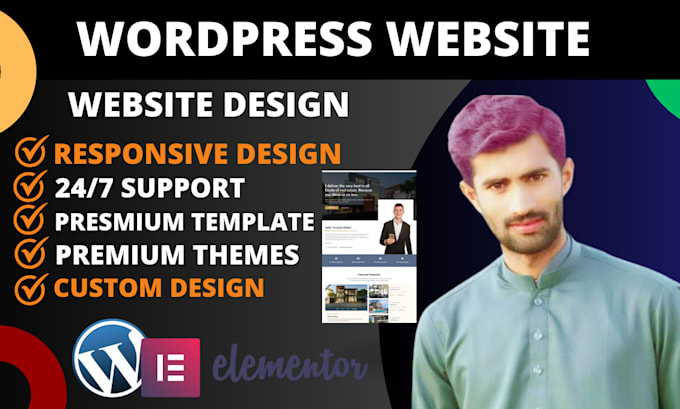 Build responsive wordpress website design by Yaqoob_expert | Fiverr