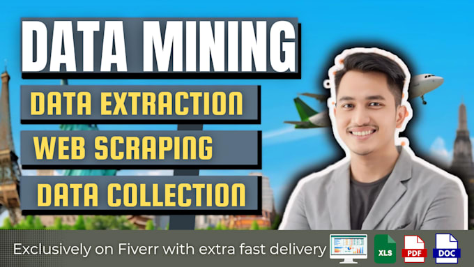 Do data mining, data scraping, web scraping and data collection by Hamzaexpert90 | Fiverr