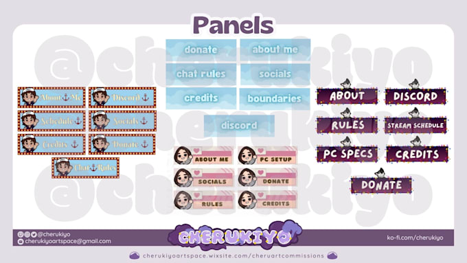 Create custom kick twitch panels, buttons, profile panels by ...