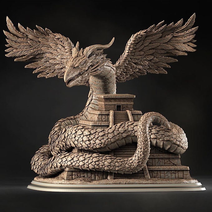 Sculpt 3d realistic animal, 3d miniature, creatures, character for 3d ...