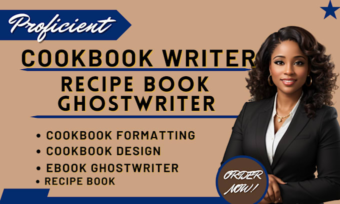 Write and design cookbook recipe book meal plan diet plan and formatting by Favvy_inks | Fiverr