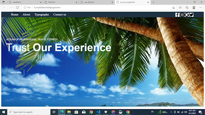 Your Frontend Web Developer Using Html Css Bootstrap Javascript And