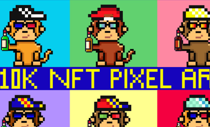 Make unique nft art and generate collection with metadata by Sammonini | Fiverr