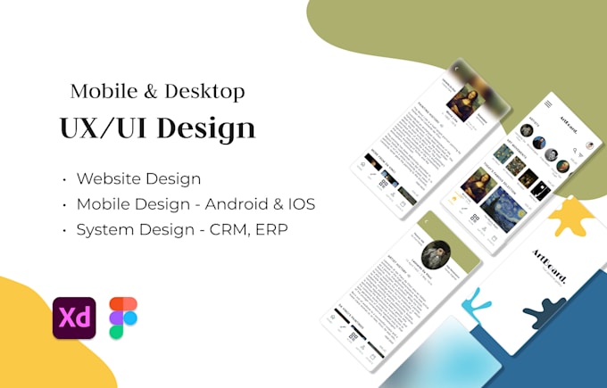 Craft ux ui designs for your mobile application in figma by Gabrielaaig ...