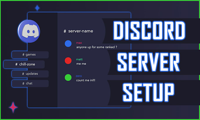 Make your dream discord server setup for any purpose by Pixuro | Fiverr