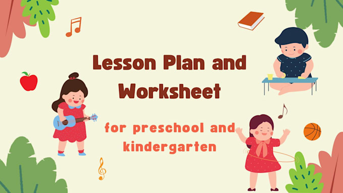 Create lesson plans and creative worksheets for preschool by Efgabucay ...