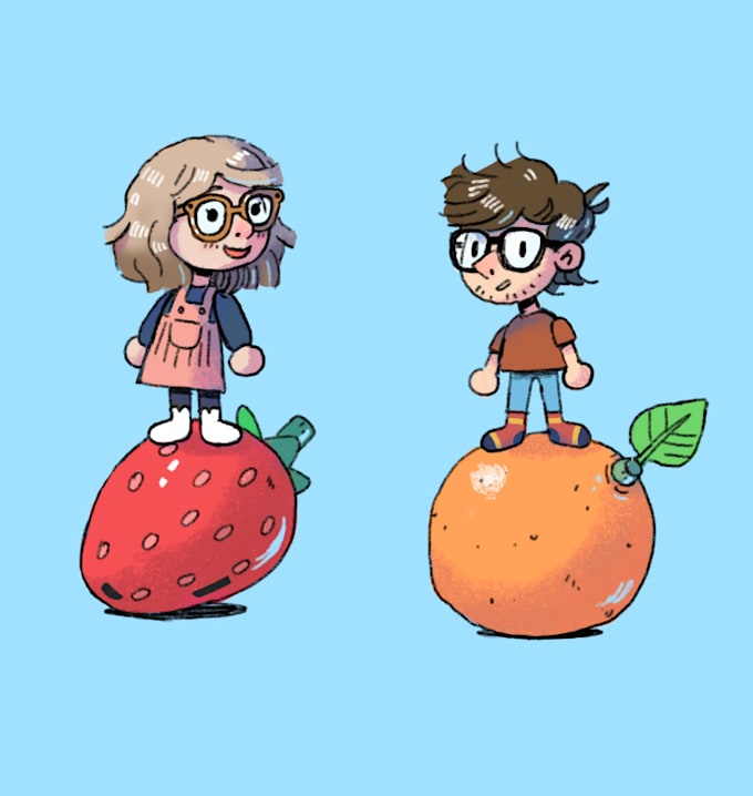 Draw some quirky portraits by Indianajonas | Fiverr