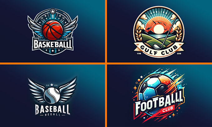 Do football, basketball, baseball, golf soccer logo design by ...