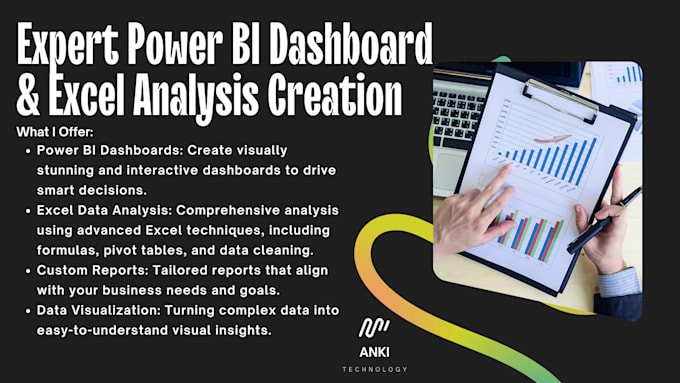 Professional power bi dashboards and reports creation by Anky99 | Fiverr
