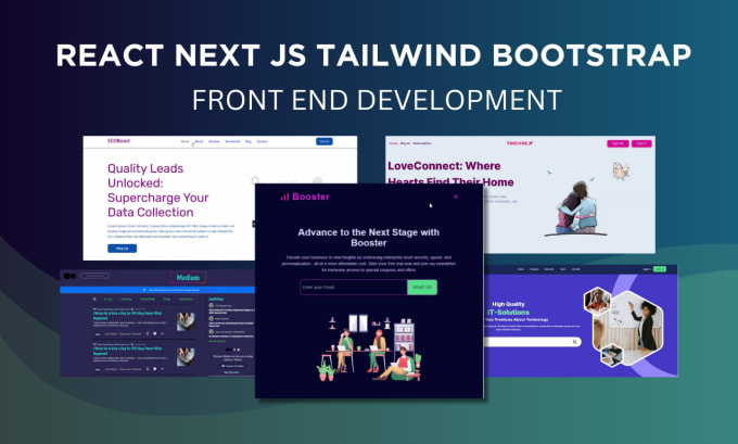 Be Front End Web Developer Using React Nextjs Tailwind Bootstrap Html Css Js By Codeb1026 Fiverr