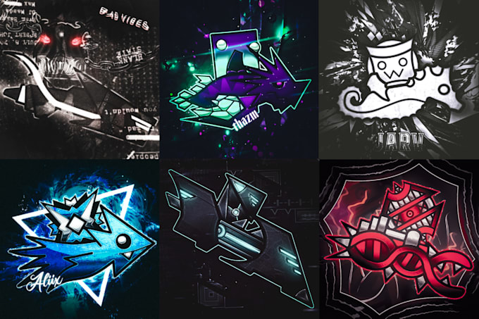 Make a gd icon pfp, geometry dash avatar, profile pic by Fakeyfx | Fiverr