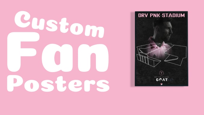 Create a poster of your idol, favorite sports team or something like ...