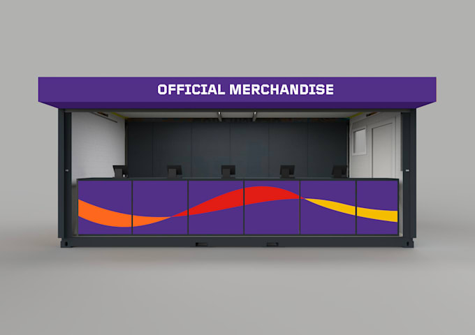 Design your merchandise stand or booth by Sameverill | Fiverr