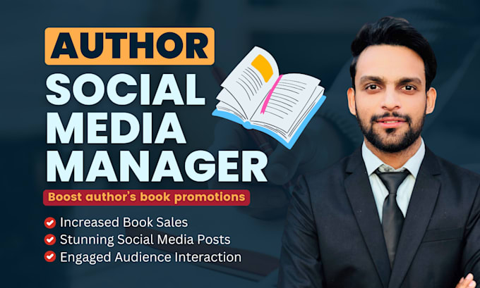 Be author social media manager for authors book promotions by Mr_kazim ...