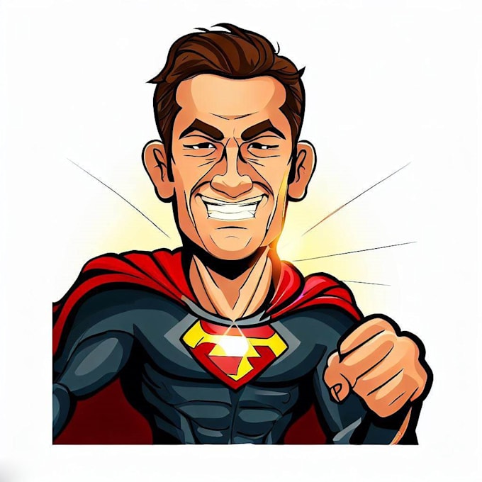 Draw you into unique superhero cartoon comic character by Snaqapseo ...