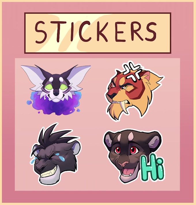Draw emotes, badges and stickers for twitch and telegram by Cirma_26 ...