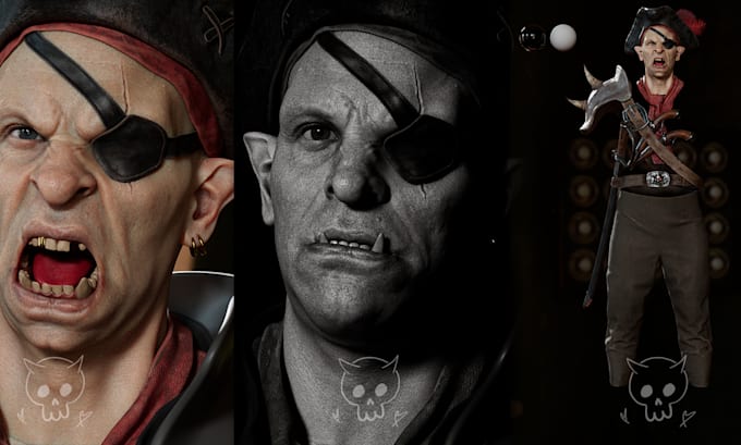 Create a stunning 3d game ready character by Claytonjones01 | Fiverr