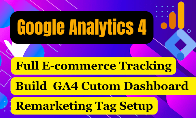 Ga4 custom dashboard build and full ecommerce tracking by Dm_expert_asheq | Fiverr