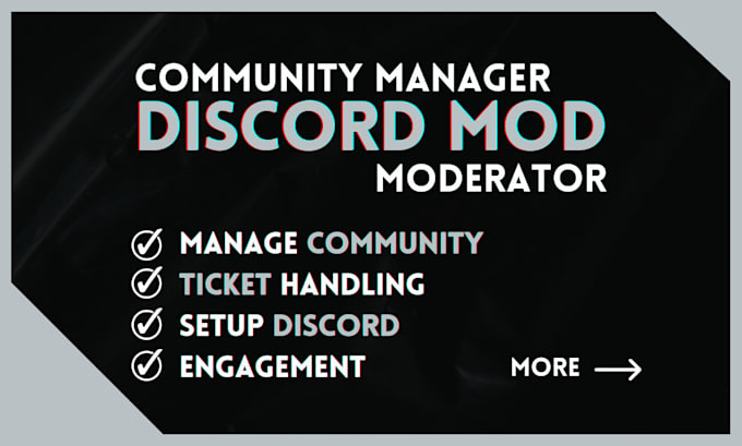 Your active discord moderator and community manager by Shadozzx | Fiverr