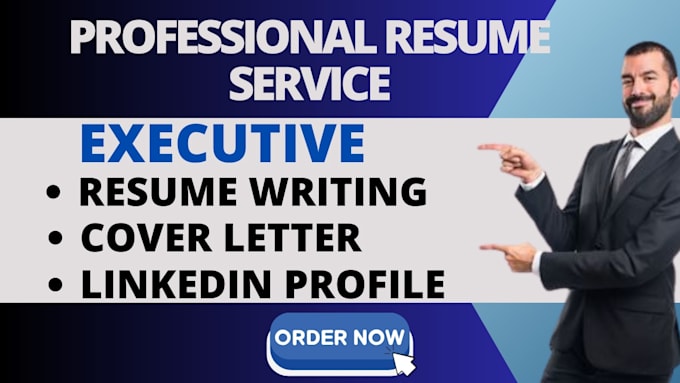 Deliver in 24hrs, a full executive resume writing service, ceo svp ...