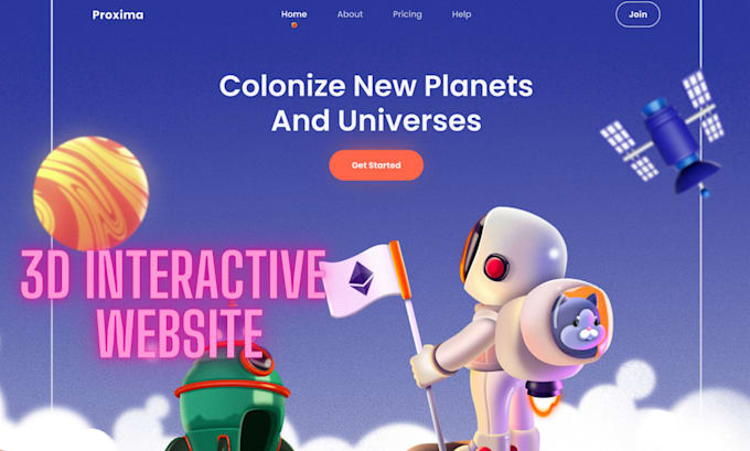 Build 3d interactive website, 3d animated webflow website with threejs, webgl by Techinonvex ...
